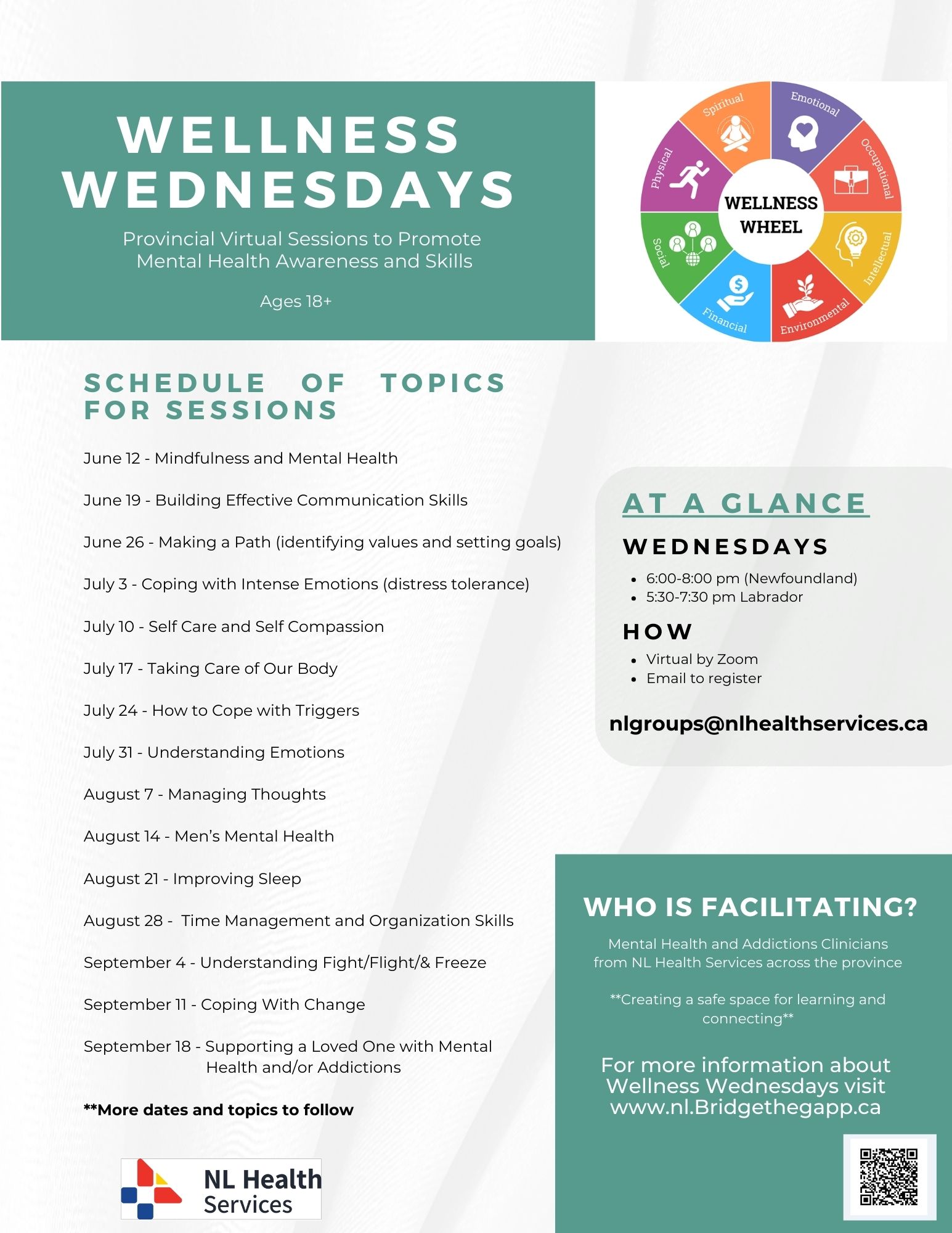 Wellness Wednesday’s - Bridge the gapp